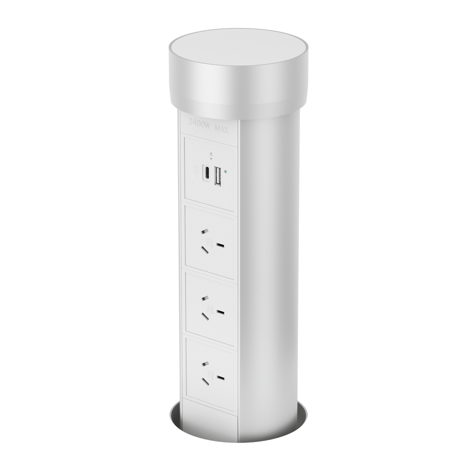 Point Pod - Seamless and Stylish Kitchen Motorized Power Outlet ...
